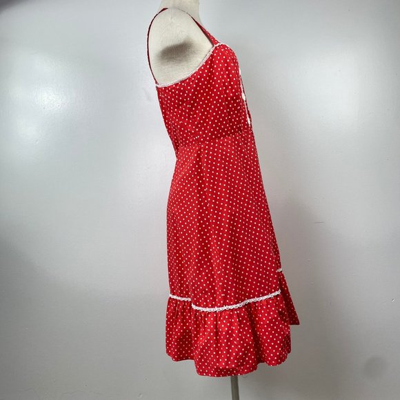 Vintage | Dresses | Vintage Jcpenney Red W White Polkadot Summer Dress ...